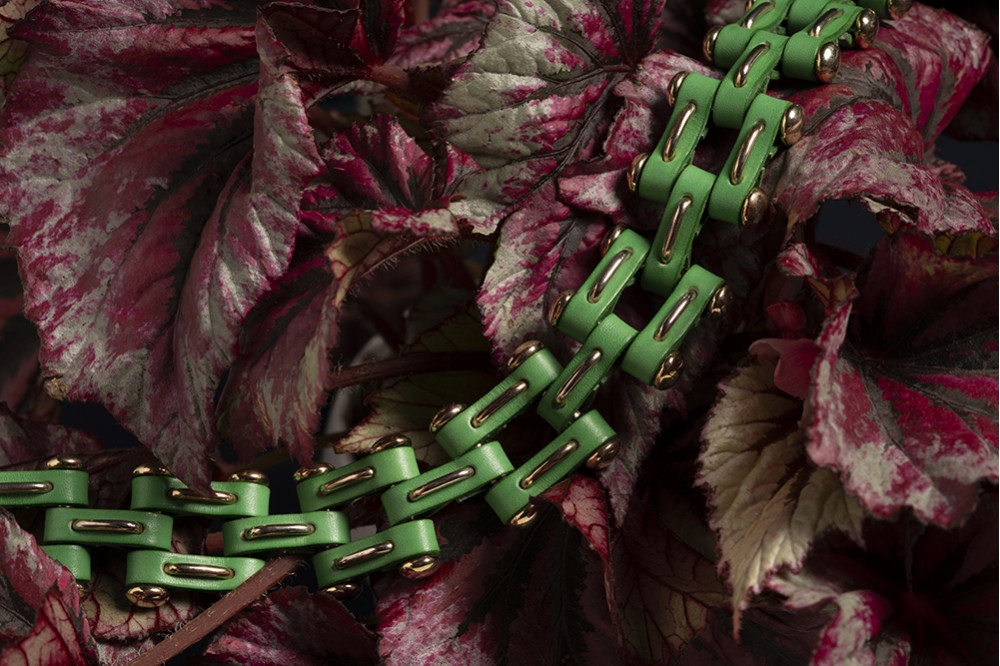 The creative metal belts made by Fibel Group Srl